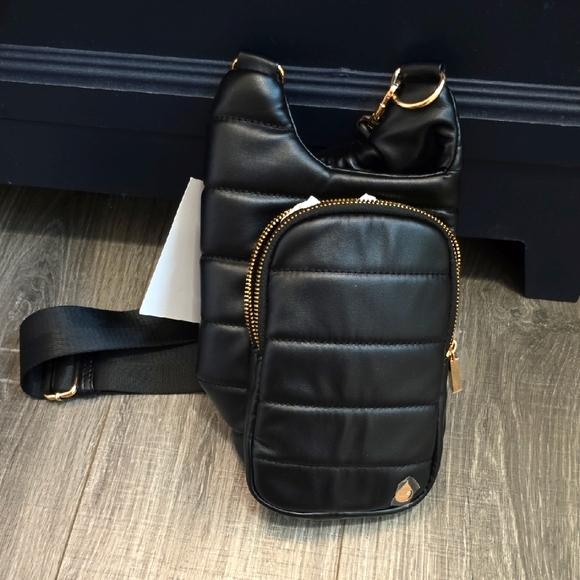 WanderFull | Bags | Nwt Wanderfull Black Quilted Crossbody Bag | Poshmark